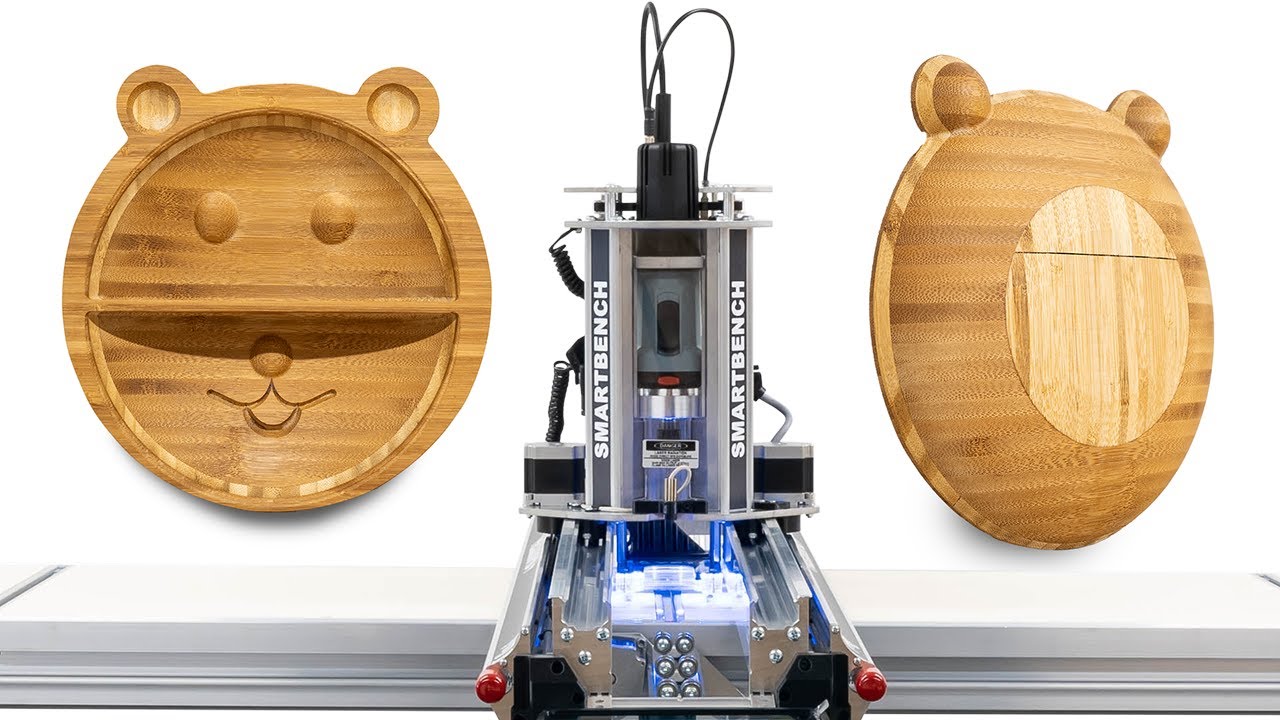 3D carving with SmartBench | Custom Snack Bowl - YouTube