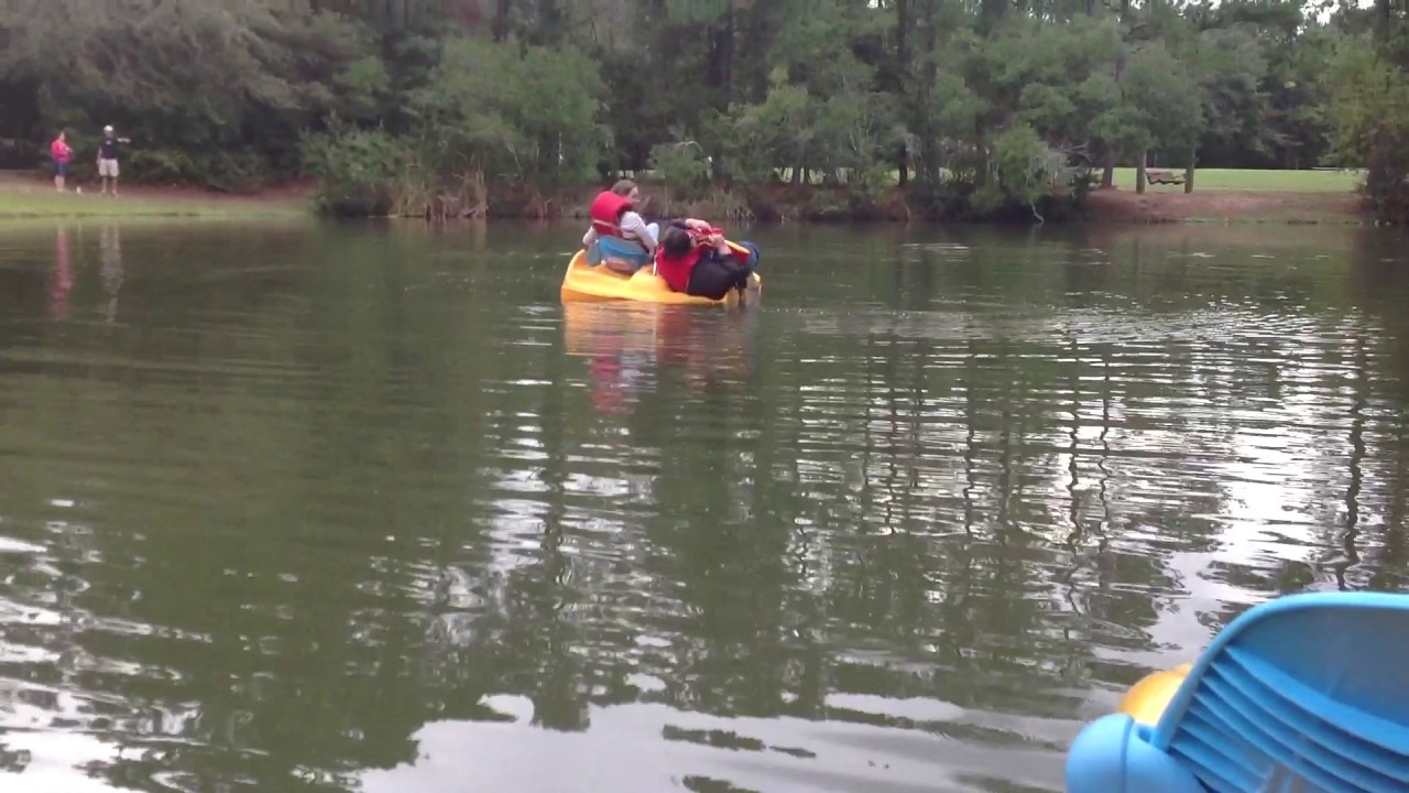 Jake Sinks the Paddle Boat - YouTube