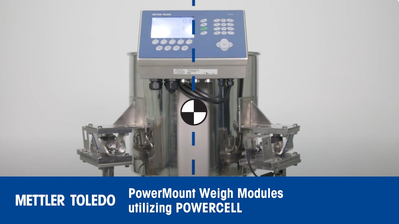 METTLER TOLEDO PowerMount Weigh Modules utilizing POWERCELL® - YouTube