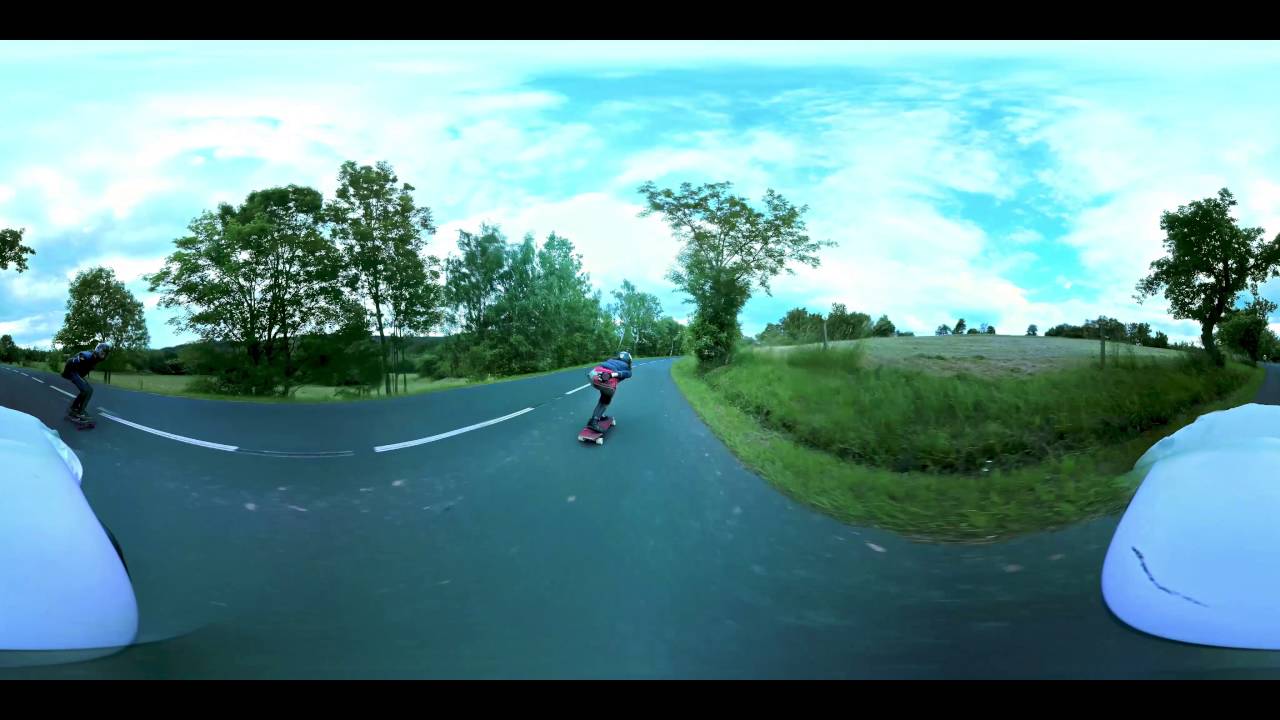 360° Downhill Skateboarding - Tuck 'n' Roll crew CZ - YouTube