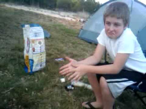 The Inside Out, Screaming Marshmallow Way of Cooking a S'More - YouTube