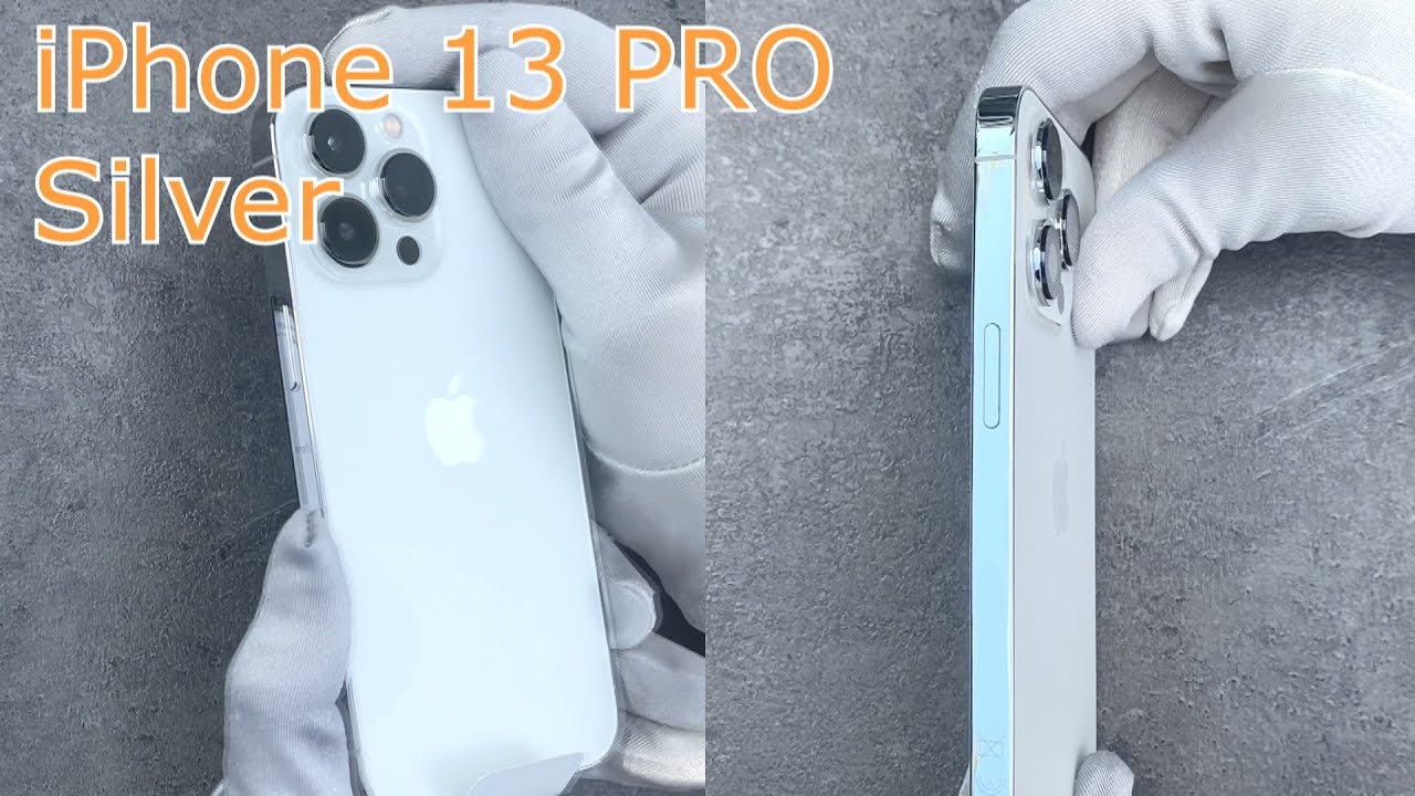 iPhone 13 PRO SILVER //UNBOXING, REVIEW, IMPRESSIONS// Compared to ...