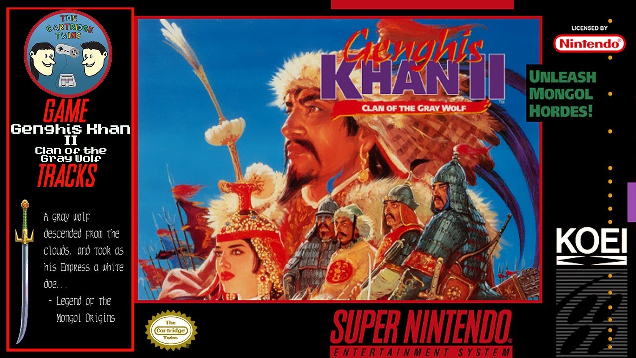 Genghis Khan II: Clan of the Gray Wolf - SNES OST - YouTube