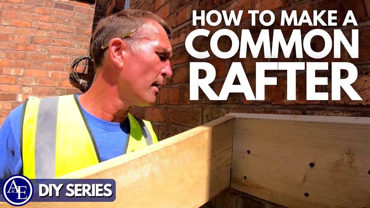 HOW TO MAKE A COMMON ROOF RAFTER | DIY Series | Build with A&E - YouTube