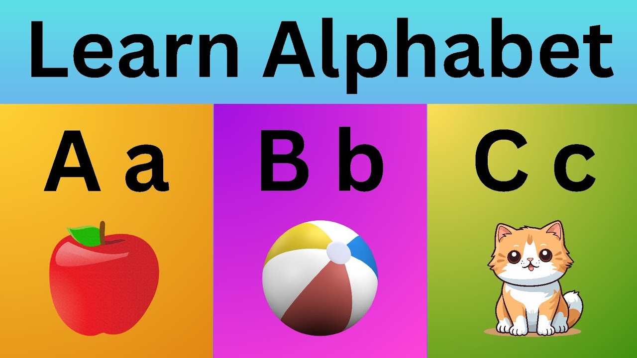 Learn Alphabet with Examples | Basic English Vocabulary for ...