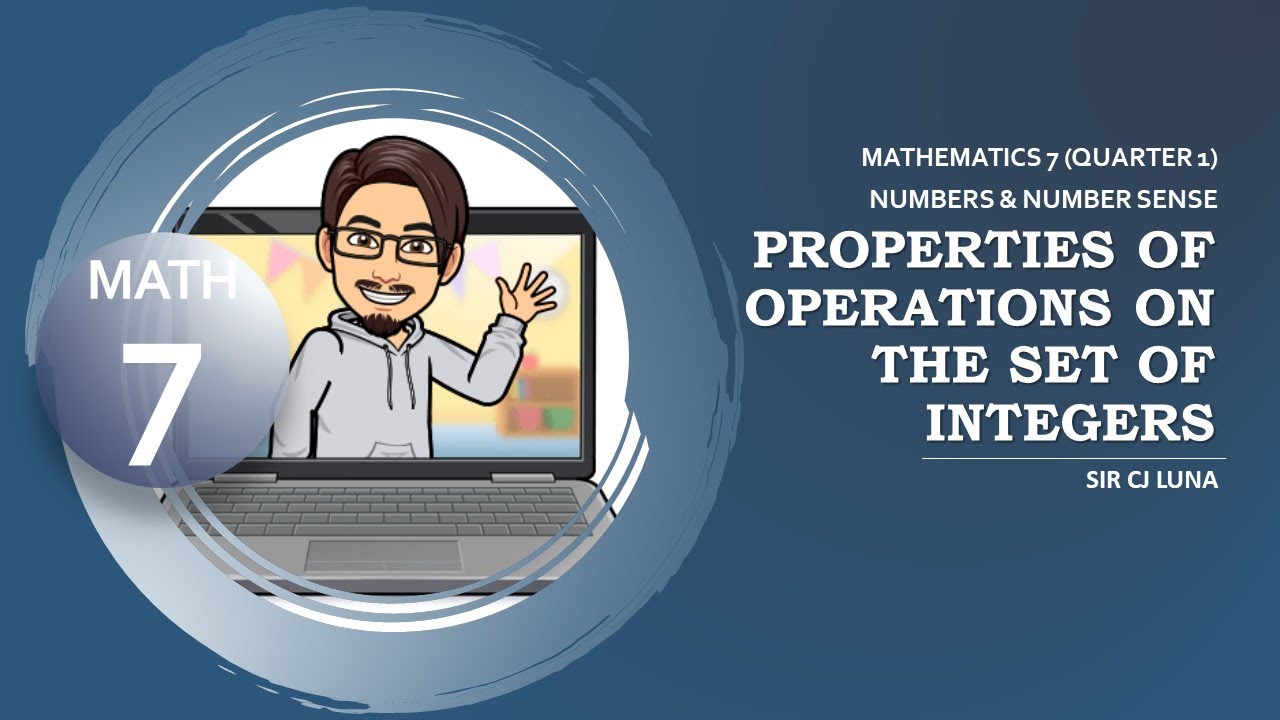 How to Illustrate the Properties of Operations on the Set of Integers ...