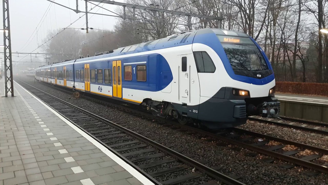 NS FLIRT 3 nieuwe sprinter testrit vanuit Ede-Wageningen - YouTube