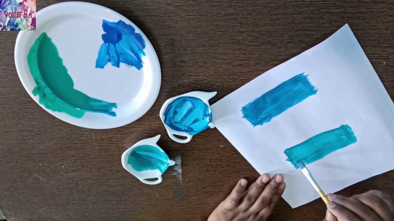 How To Make Turkish Blue ||what colors Make Yale Blue || Make Teal Blue ...