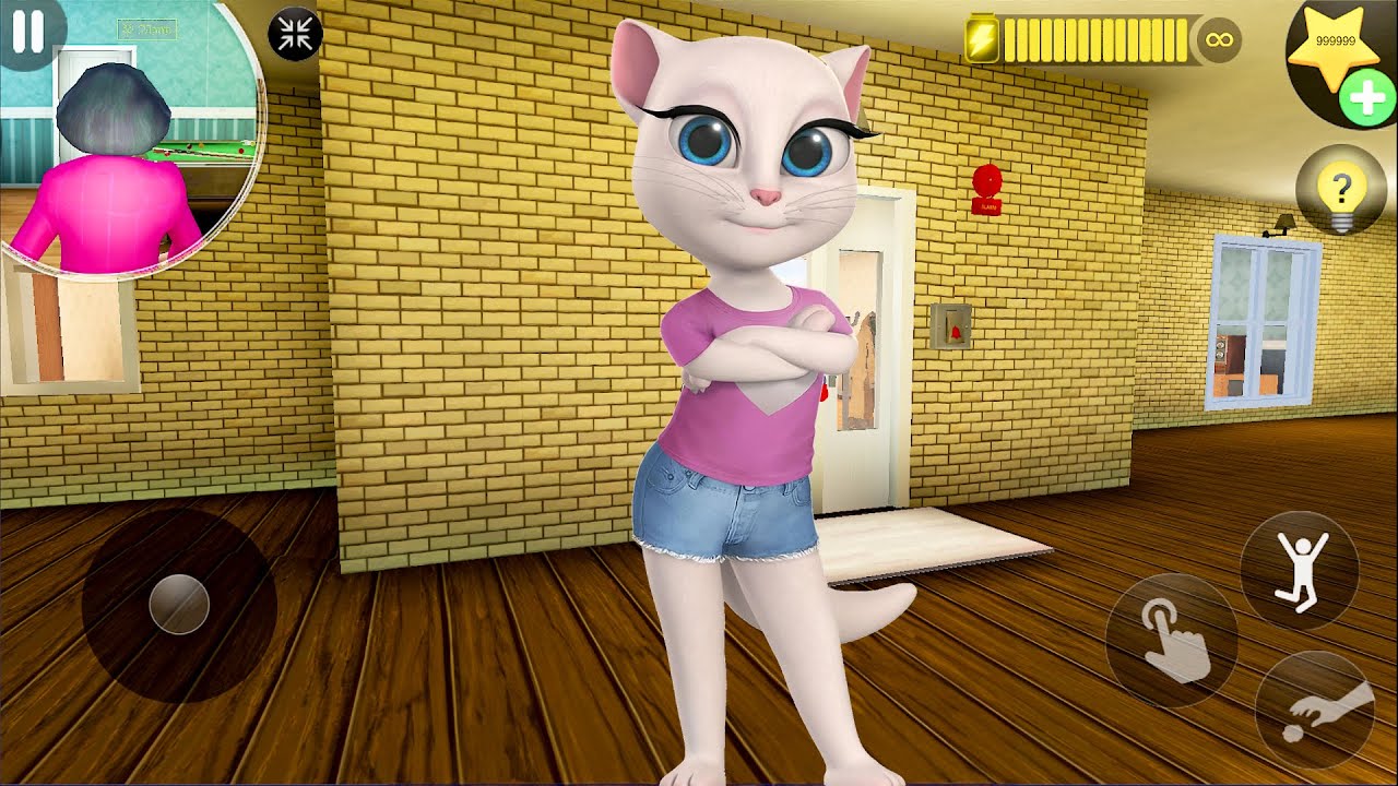 Talking Angela in Scary Teacher 3D Chapter Update Android Game - YouTube