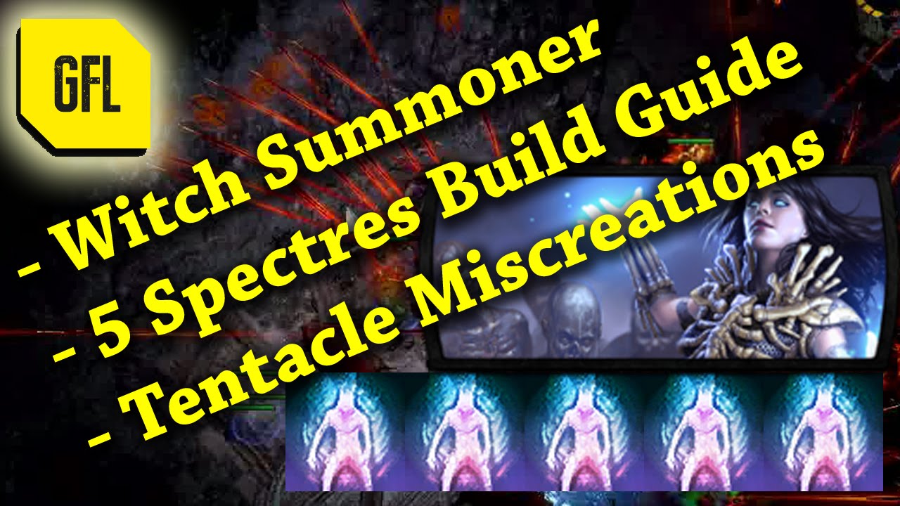 Path of Exile Prophecy: Witch Summoner MAX 5 Specters Build Necromancer ...