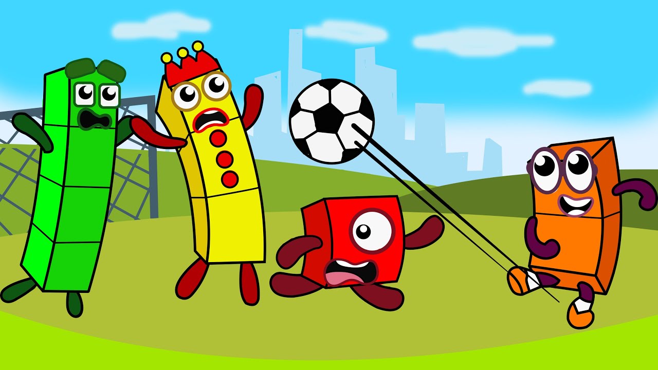 NB 1 Tries To Block NB 2's Kick Numberblocks Fanmade Coloring Story ...
