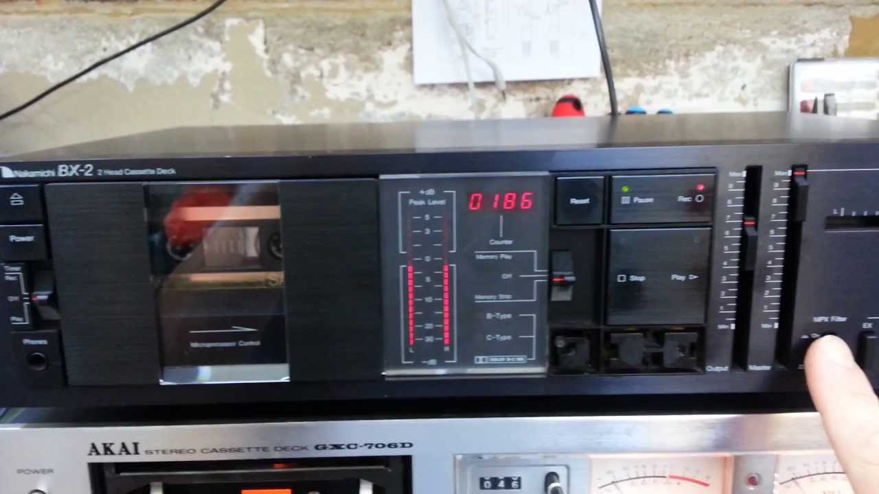 Mpx filter on Nakamichi bx2 - YouTube