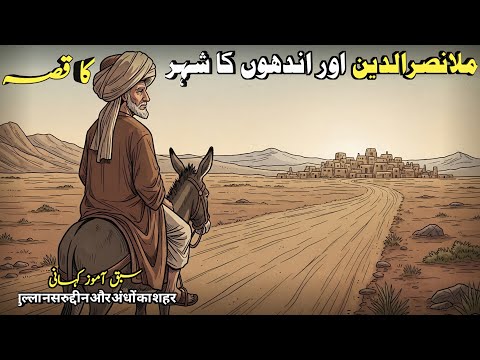 Andhon Ka Shehar 😱| Mulla Nasruddin Ka Sabaq Amoz Qissa | Islamic Moral Story In Urdu Hindi | Urdu