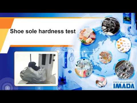 Shoe sole hardness test - YouTube
