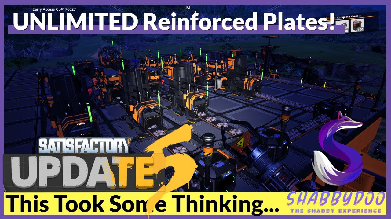 Reinforced Steel Plates Automation! | Satisfactory Episode 4 - YouTube