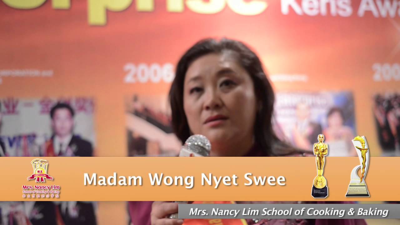 Winners Interview Mrs Nancy Lim School of Cooking & Baking - YouTube
