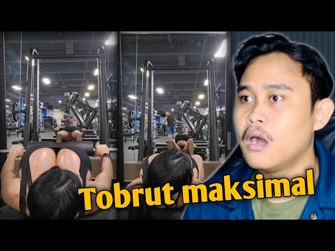 TOBRUT TOTALITAS LAGI GYM - REACTION VIDEO LUCU - YouTube