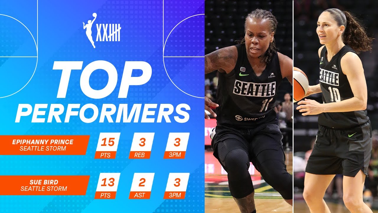 Epiphanny Prince And Sue Bird Get It Done For Storm In Win (July 11 ...