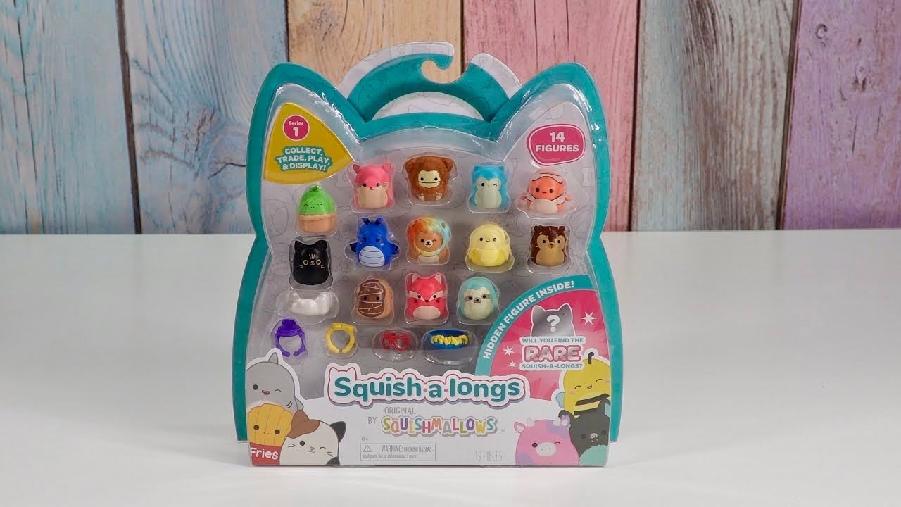 Squishmallows Squish-a-longs 14 pack - YouTube