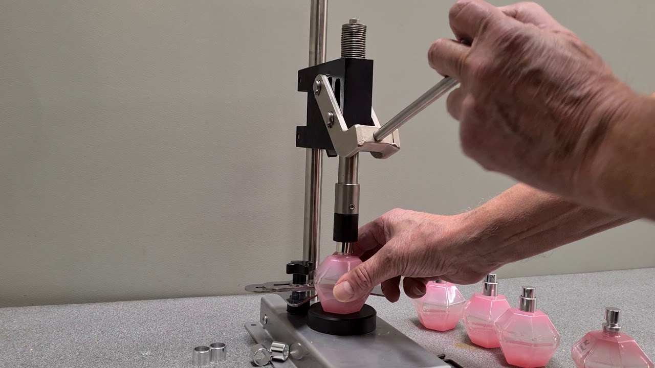 Crimpless Spray Pump & Collar Press - YouTube