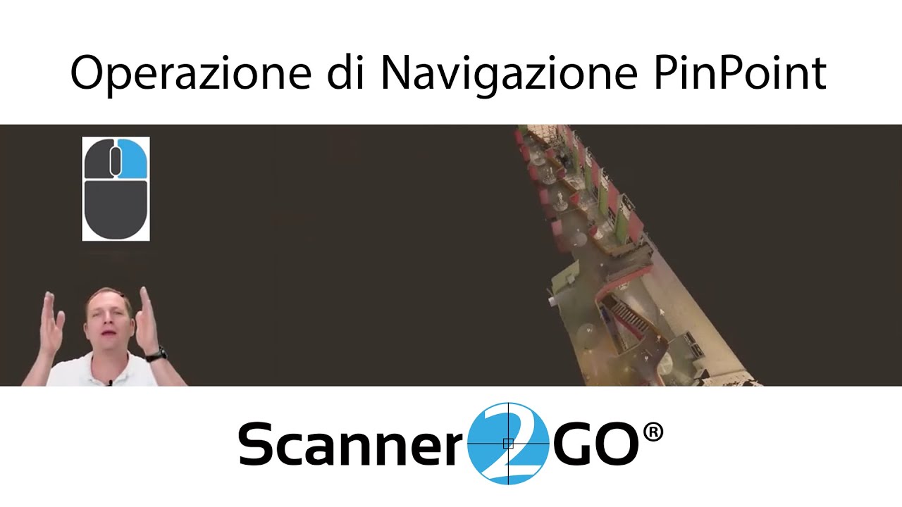 IT Operazione di Navigazione PinPoint attraverso una Nuvola di Punti ...