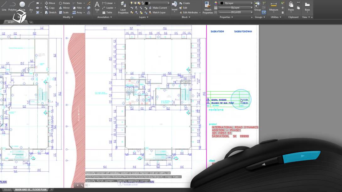 CAD Mouse - Quick Zoom Drawing - YouTube