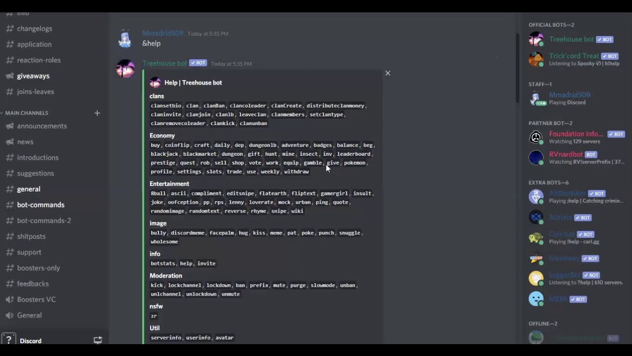 Treehouse Bot Overview - YouTube