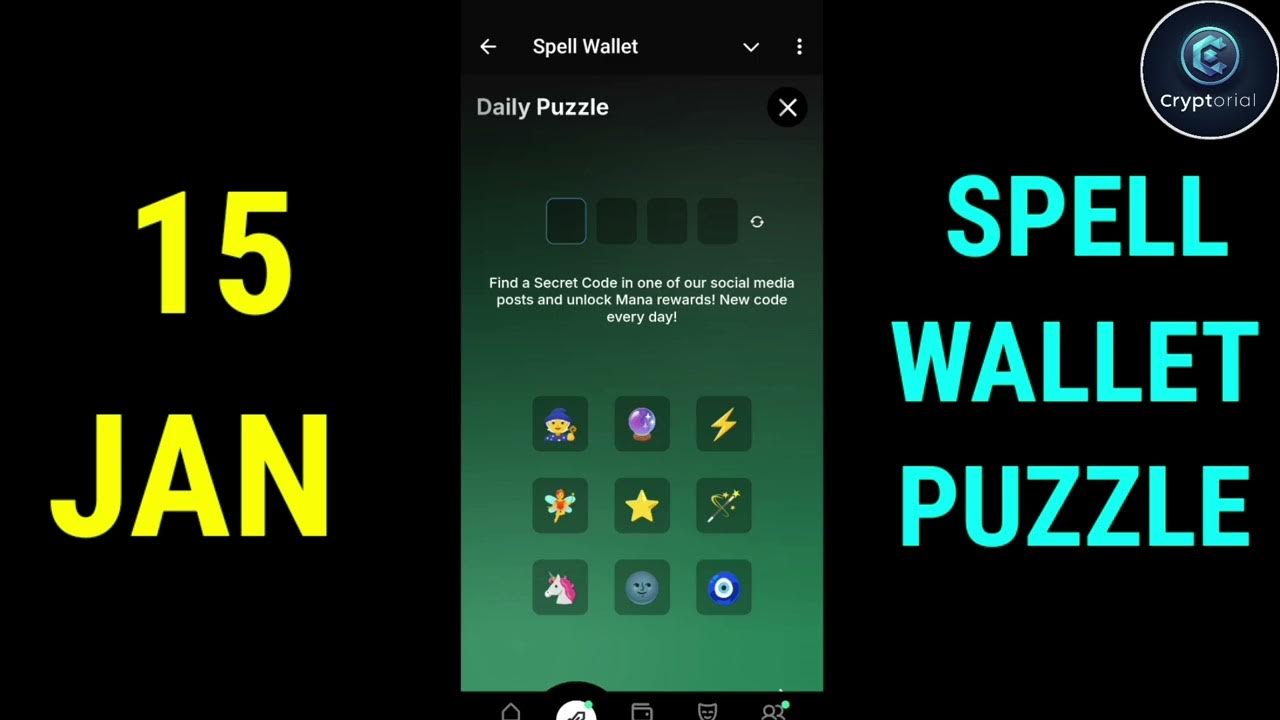 Spell Wallet Daily Puzzle 15 January | Spell Wallet Today Puzzle | Spell Wallet Secret codes ...