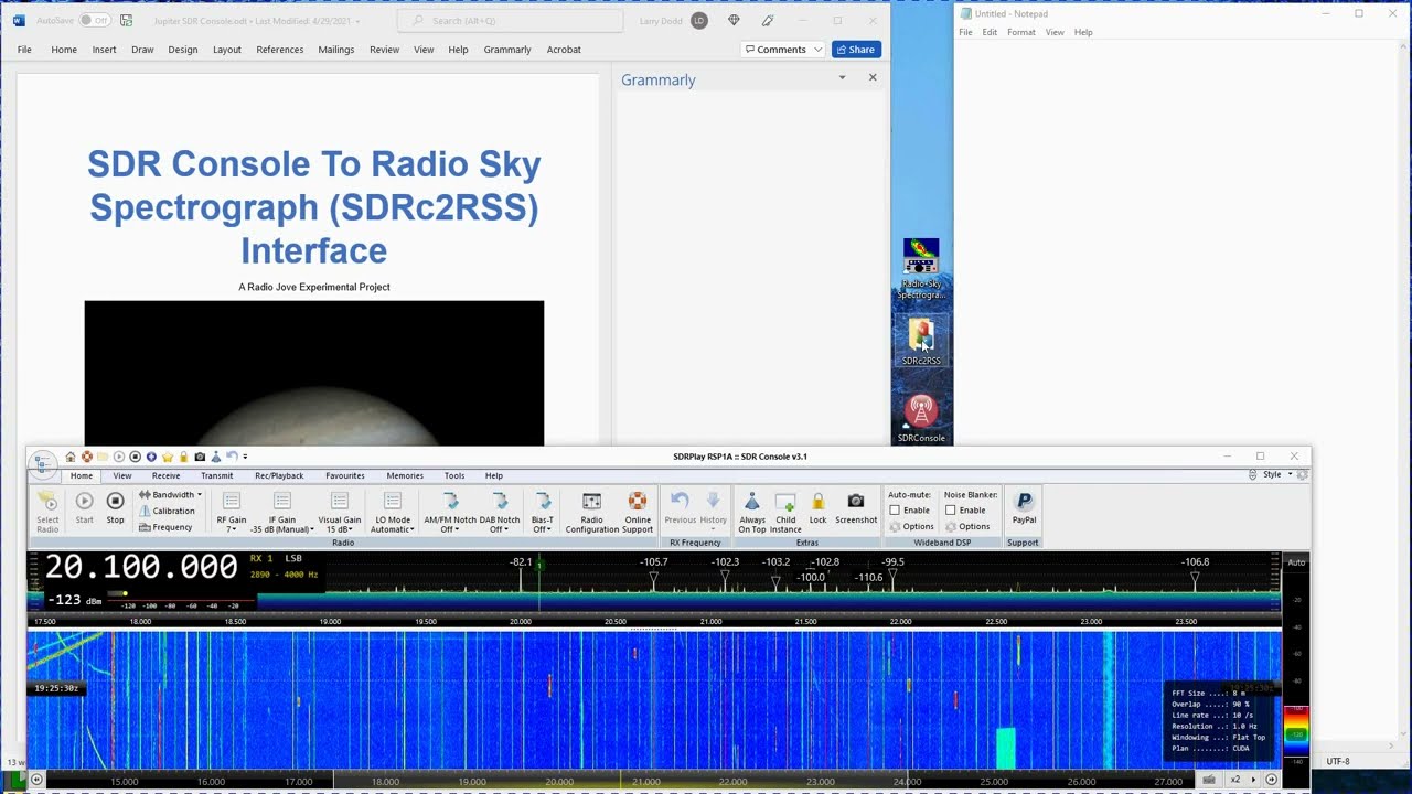 NEW! Revised Tutorial on Using SDR Console + SDRc2RSS + RSS with ...