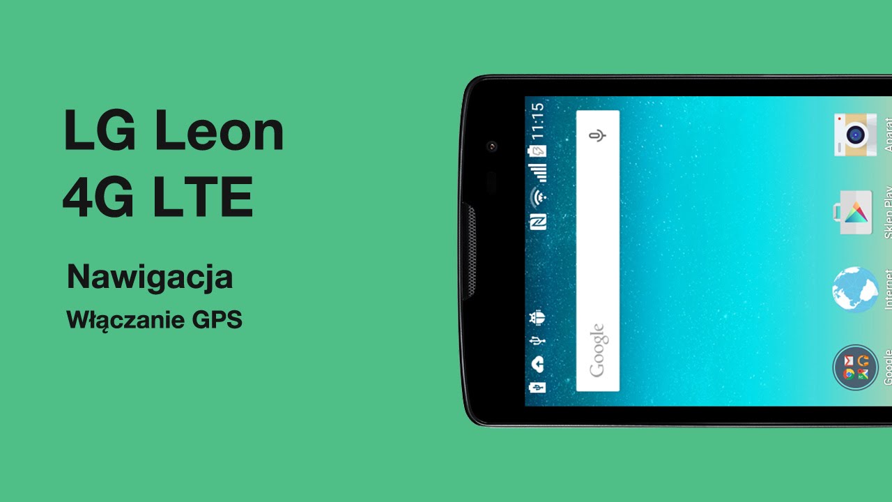 LG Leon 4G LTE - Nawigacja - Włączanie GPS - YouTube