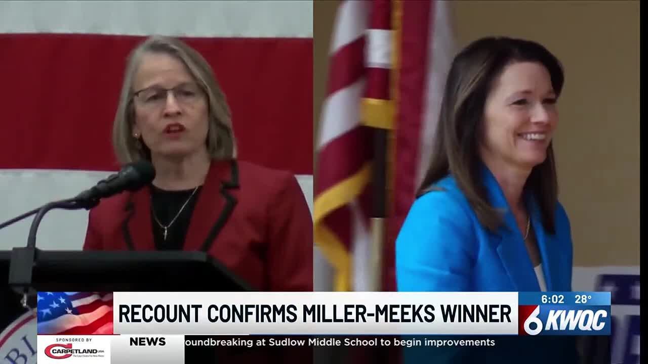 Republican Miller-Meeks wins reelection after recount in close Iowa ...