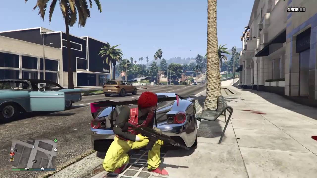 2 clown outfits GTA V - YouTube