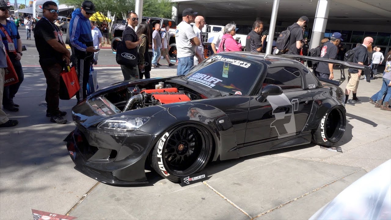 SEMA 2018 Day 2!!!! Crazy Insane S2000 Build!!! - YouTube