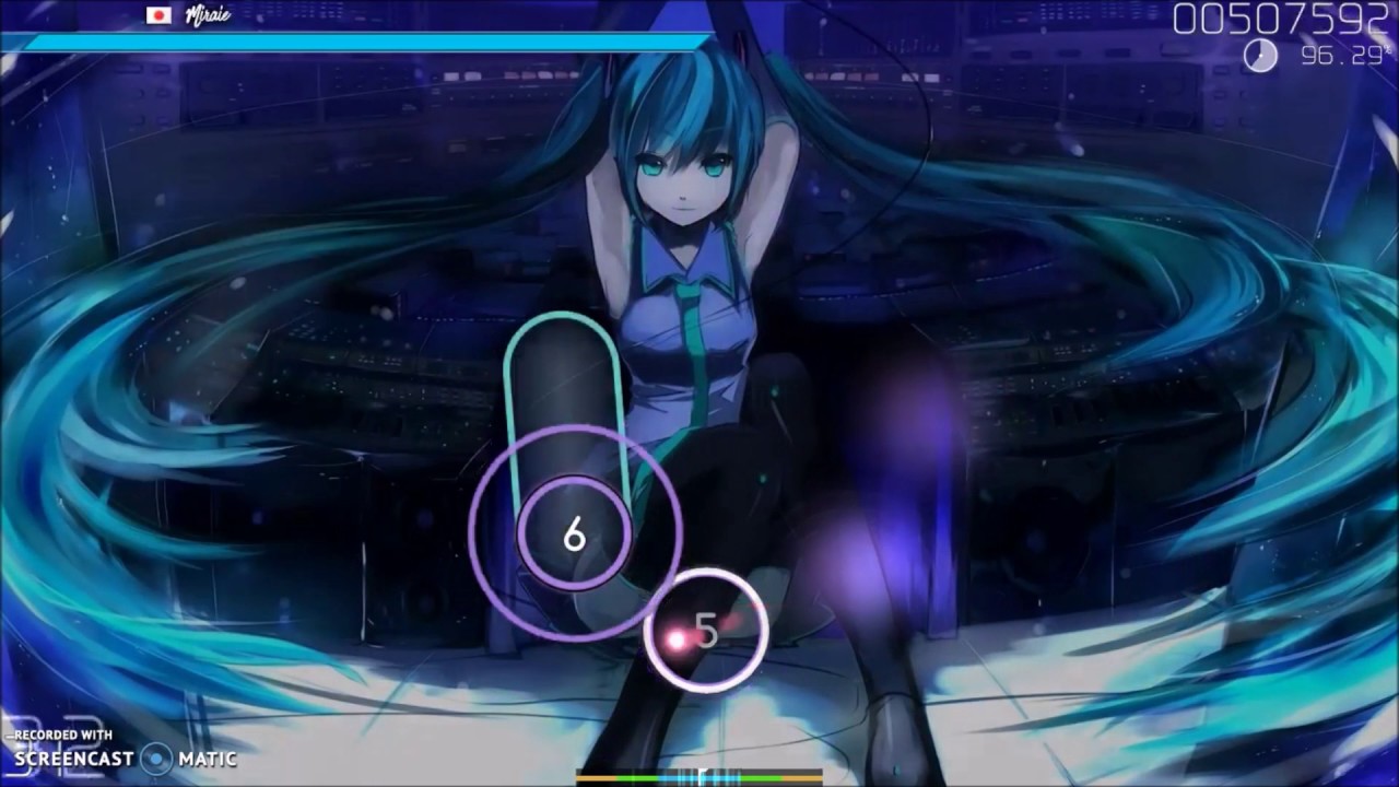 OSU! Gameplay Just a Little Tappity Tap Tap - YouTube