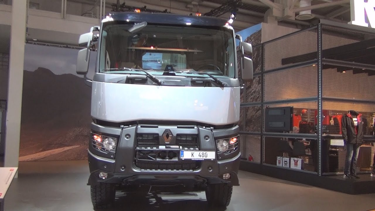 Renault Trucks K 480 8x4 Rear Tipper Truck (2017) Exterior and Interior ...