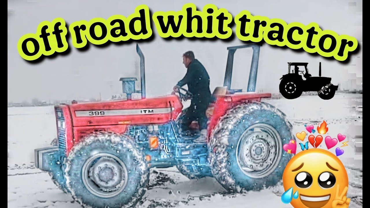 RIDE LIKE A BOSS Off Road with Your TRACTOR! off road in ice ...