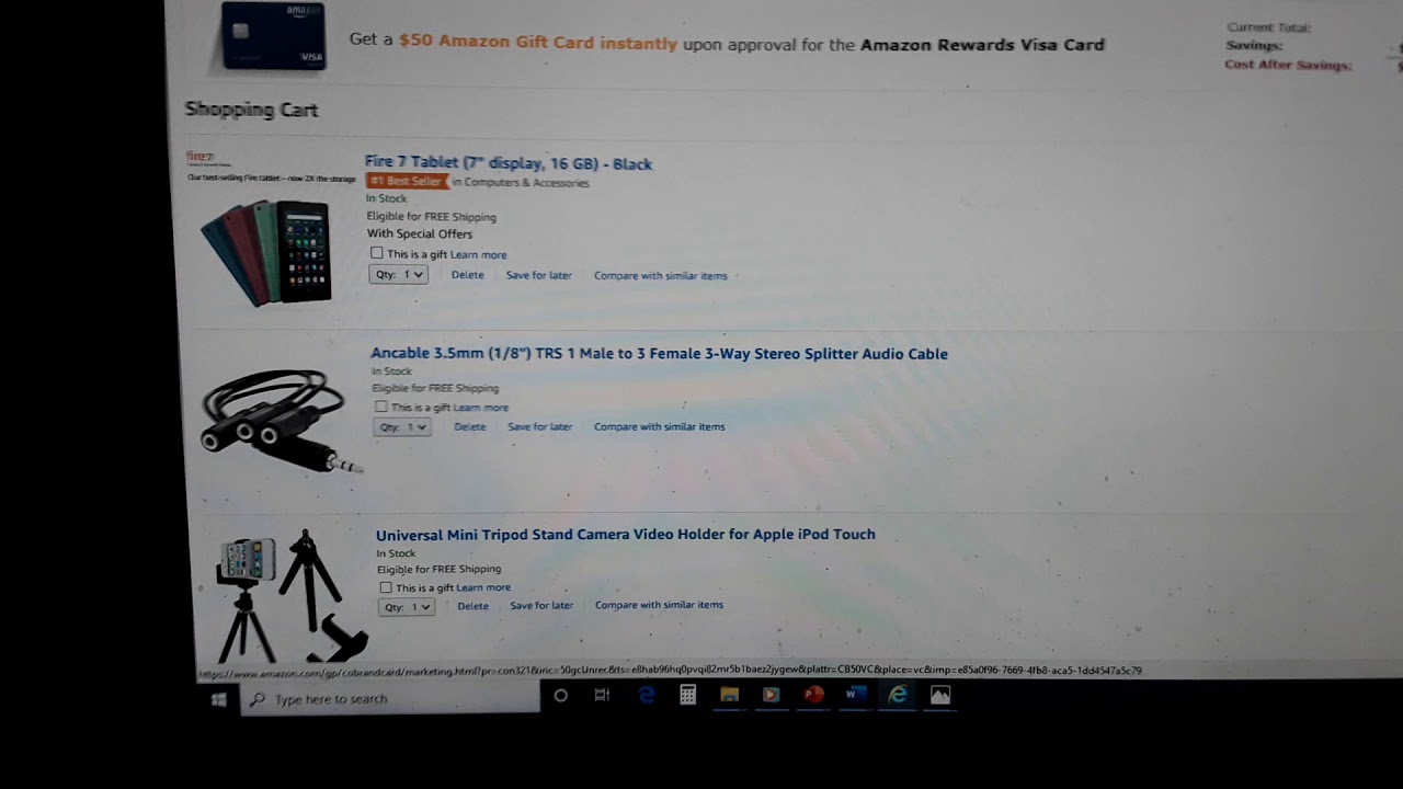 Amazon Shopping Cart to Order - YouTube