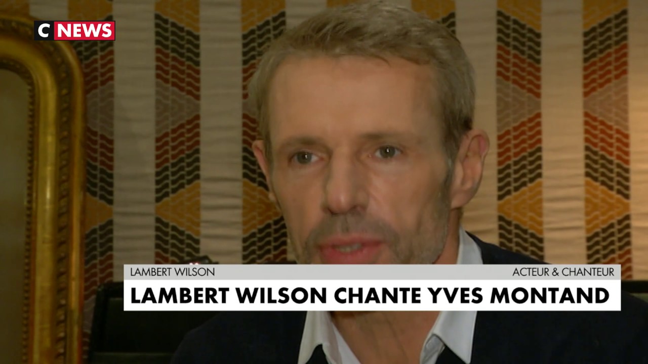 Lambert Wilson chante Montand en live - YouTube