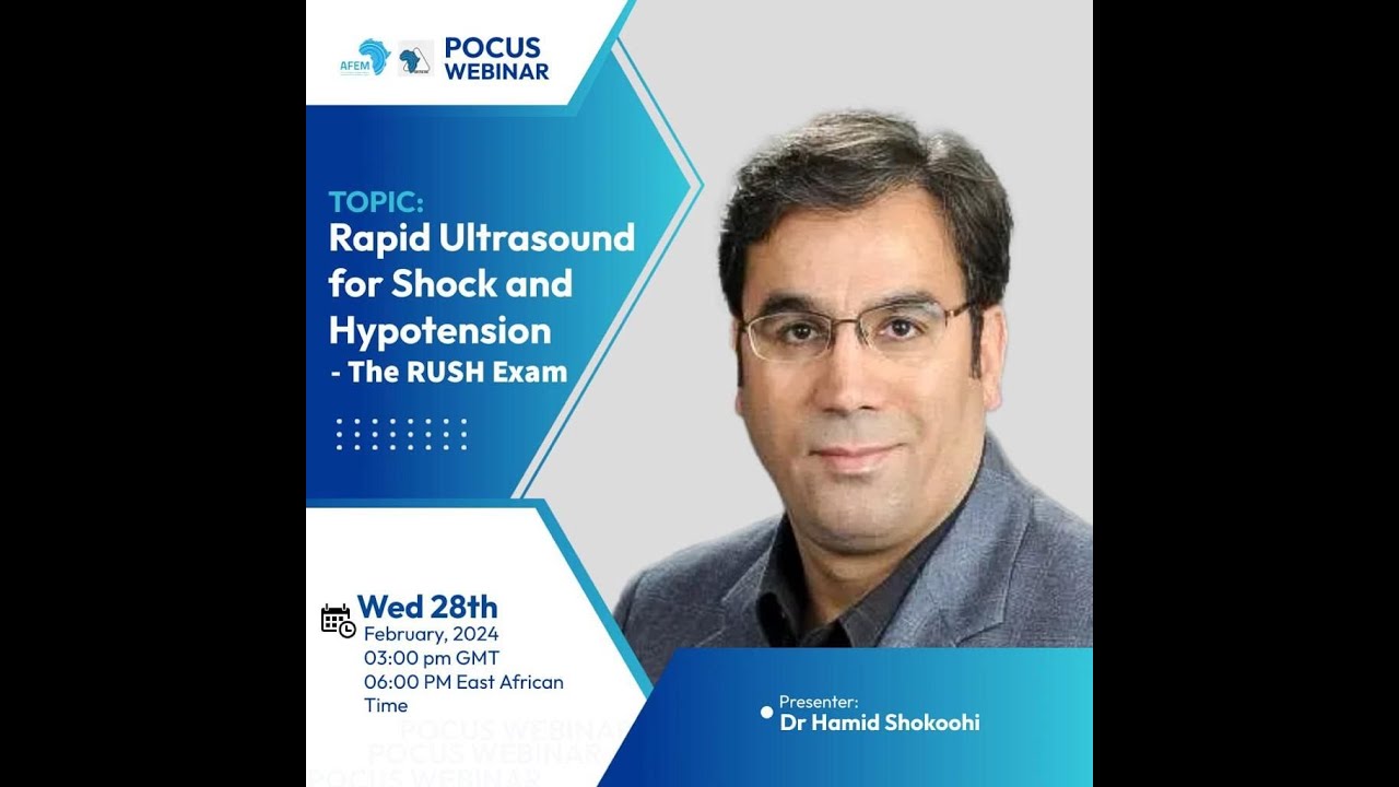 AFEM Delta webinar 4: Rapid US for Shock (RUSH protocol) - YouTube