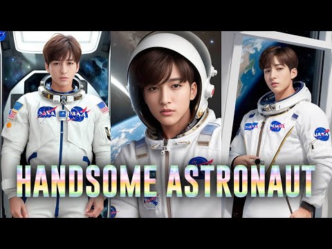 HANDSOME ASTRONAUT [AI Art Lookbook] #aiart #aigenerated #aiartwork ...
