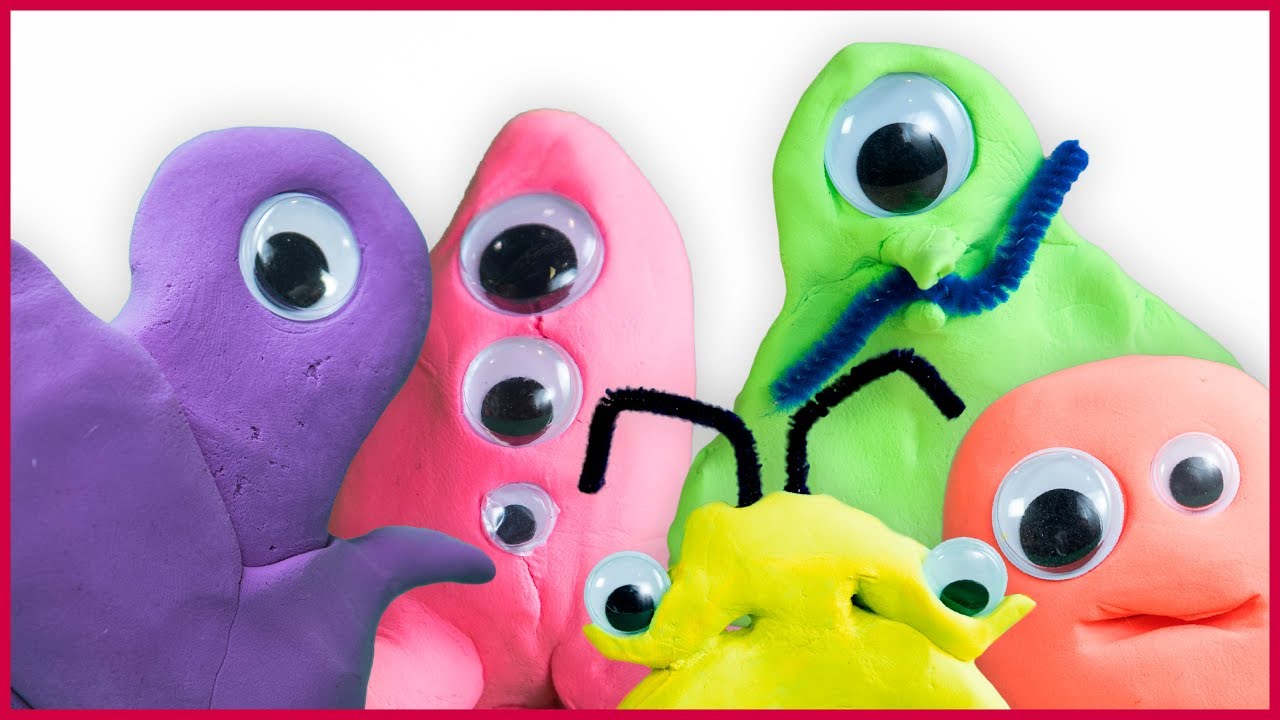 Make Your Own DIY Play Clay Monsters - YouTube