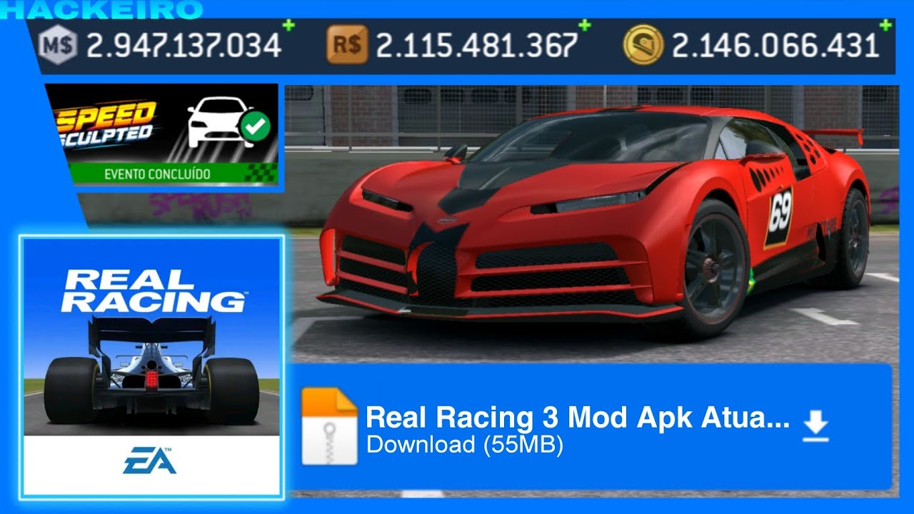 REAL RACING 3 APK MOD DINHEIRO INFINITO VERSÃO 13.2.5 ATUALIZADO 2025 ...
