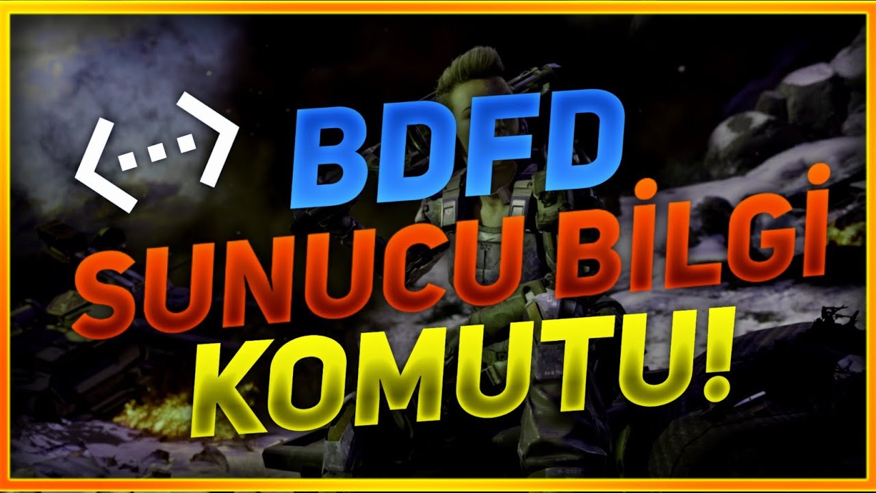 BDFD Sunucu Bilgi Komutu ! (Mükemmel Kodlar) - YouTube
