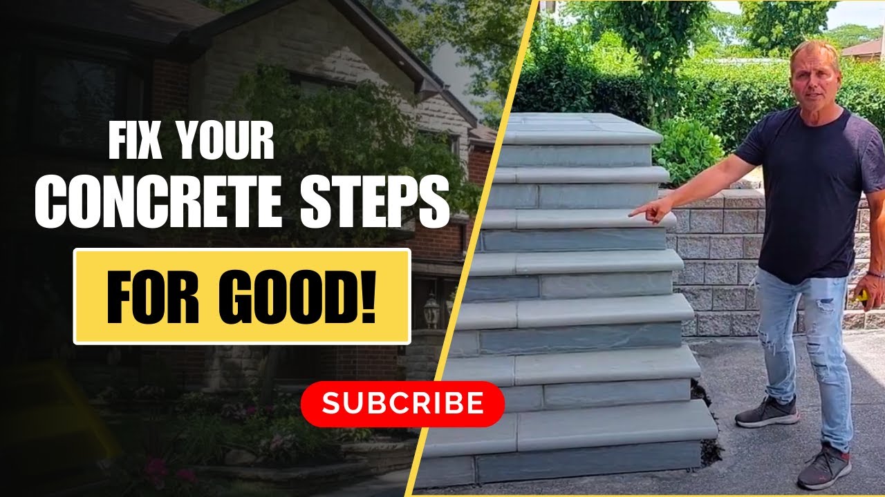 The Ultimate Fix for Deteriorating Concrete Steps - YouTube