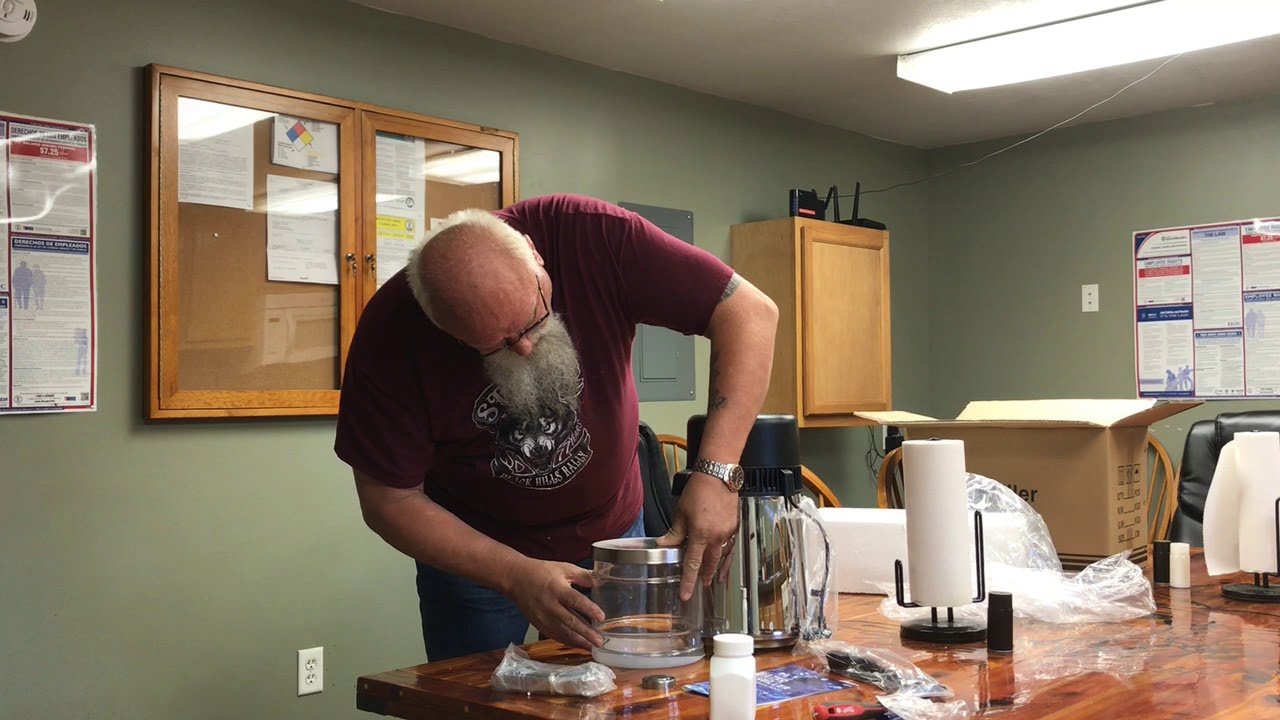 table top distiller - YouTube