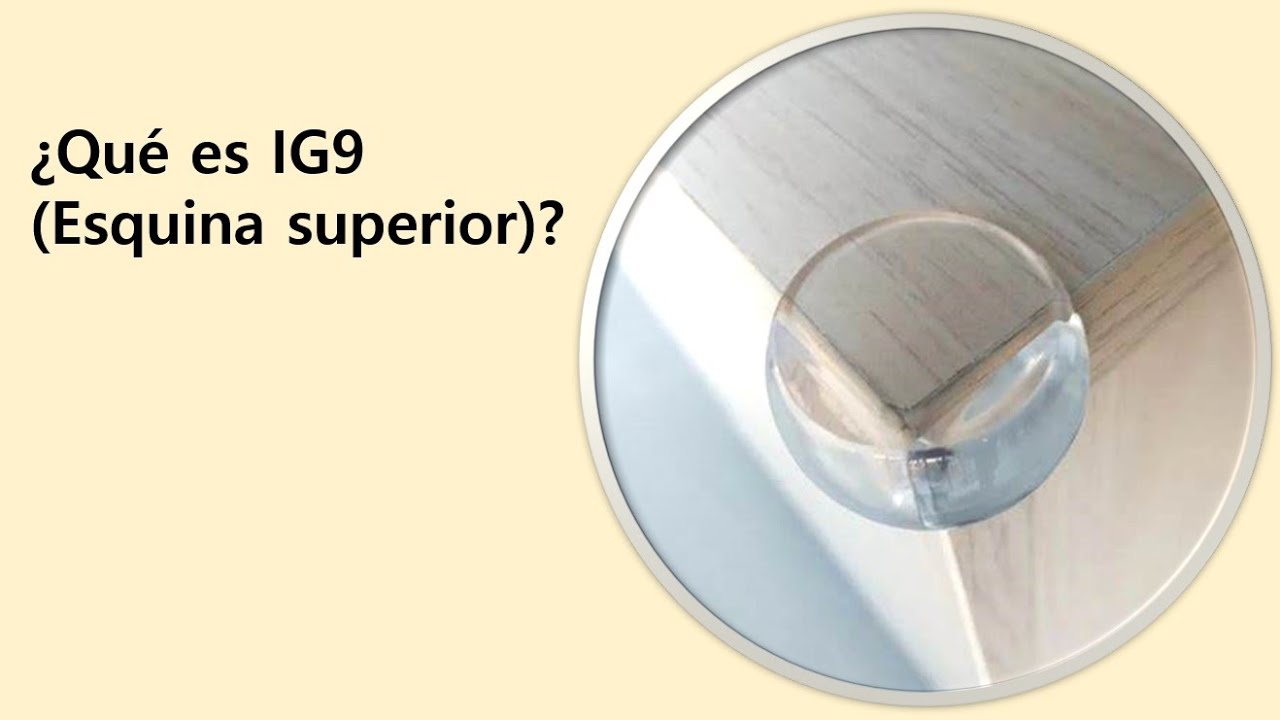 144. ¿Qué es IG9 (Esquina superior )? - YouTube