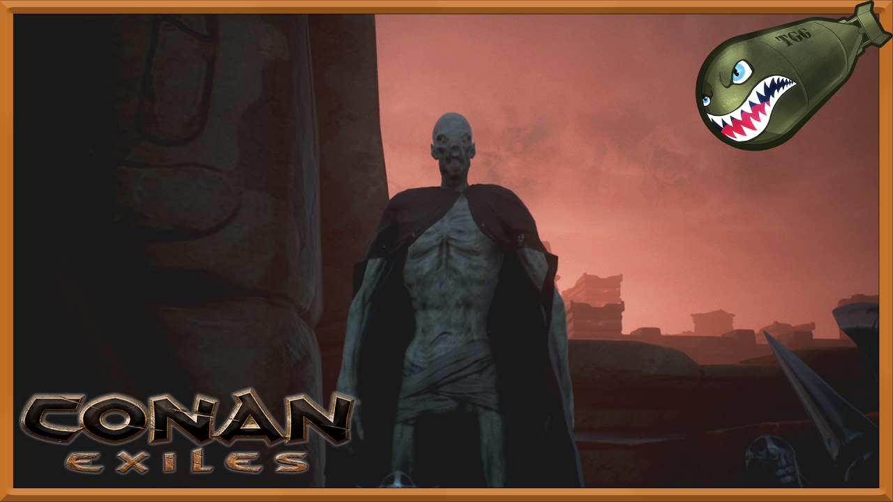 Conan Exiles | Main City, Dragon Babies, Skeletons, Vampire Bats ...