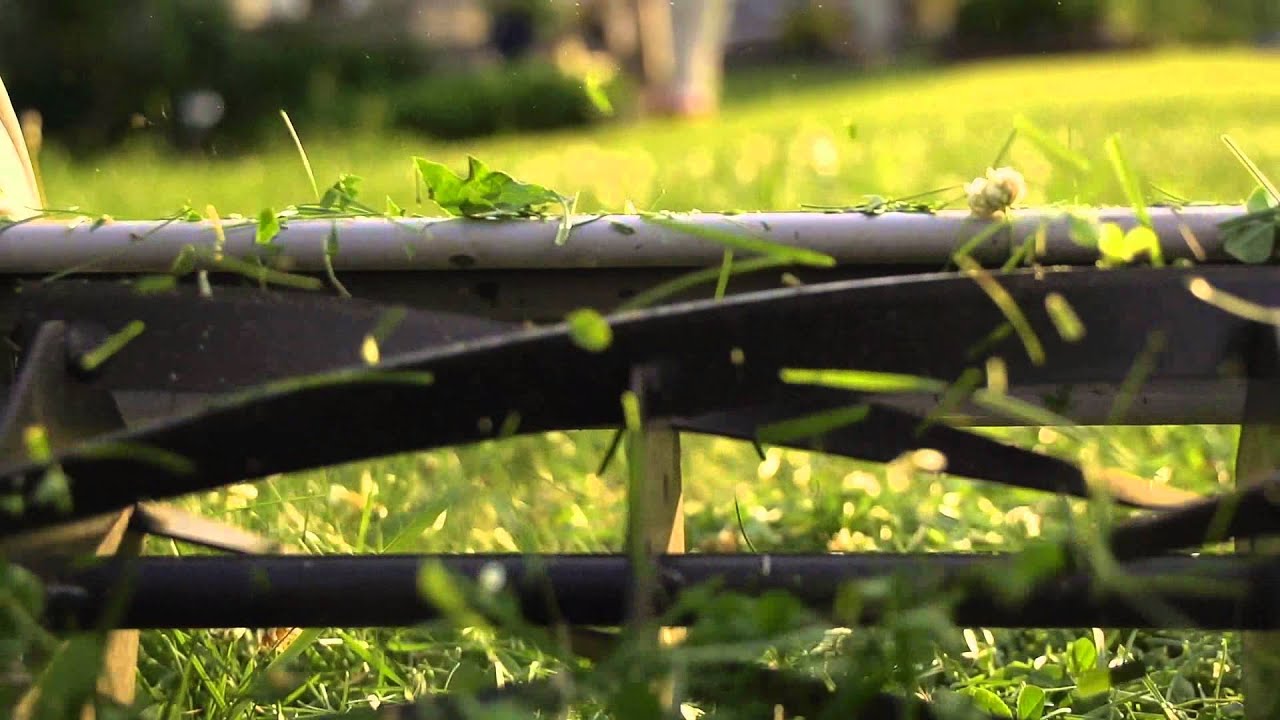Royalty Free Video - Slow Motion Push Mower HD - YouTube