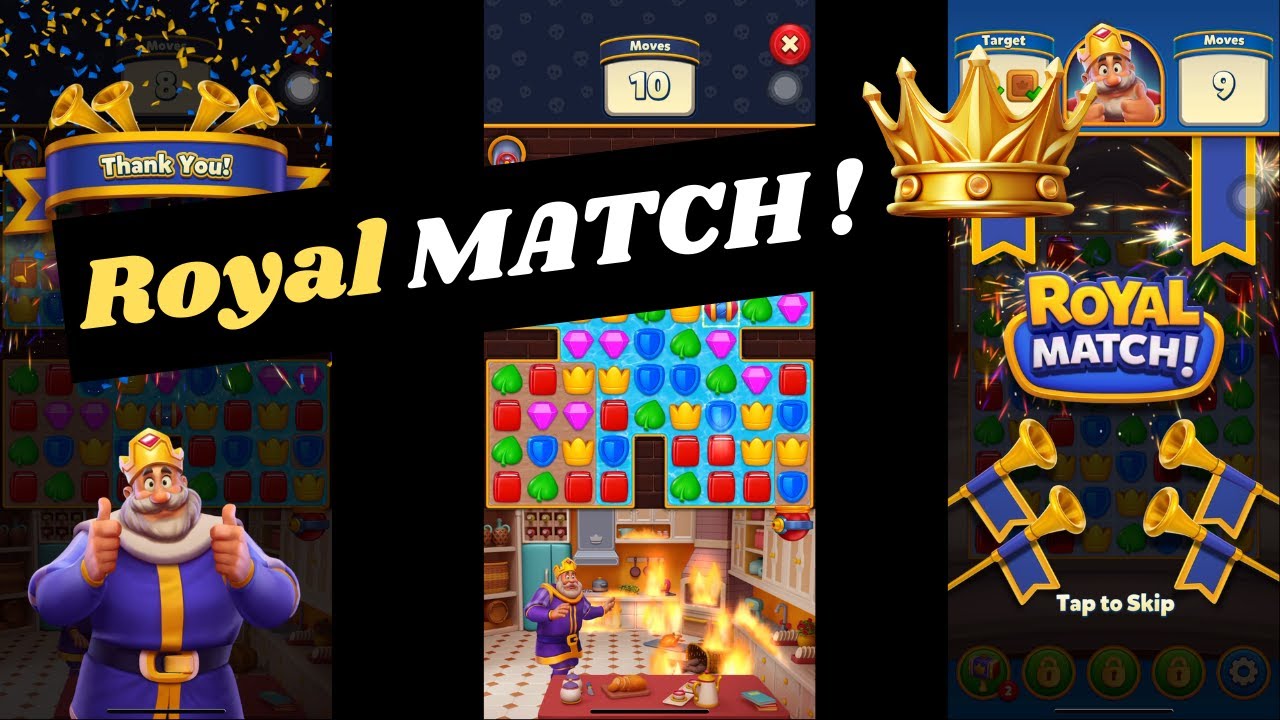 Royal Match Gameplay Extravaganza: Journey through the Kingdom of ...