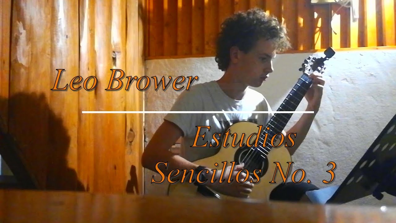 Estudios Sencillos No. 3 - Leo Brouwer - Michele Padovan - YouTube